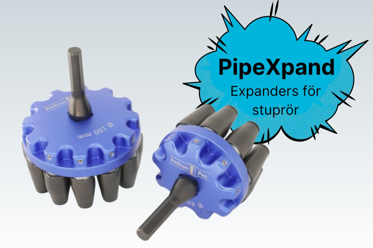 Smidiga expander för stuprör